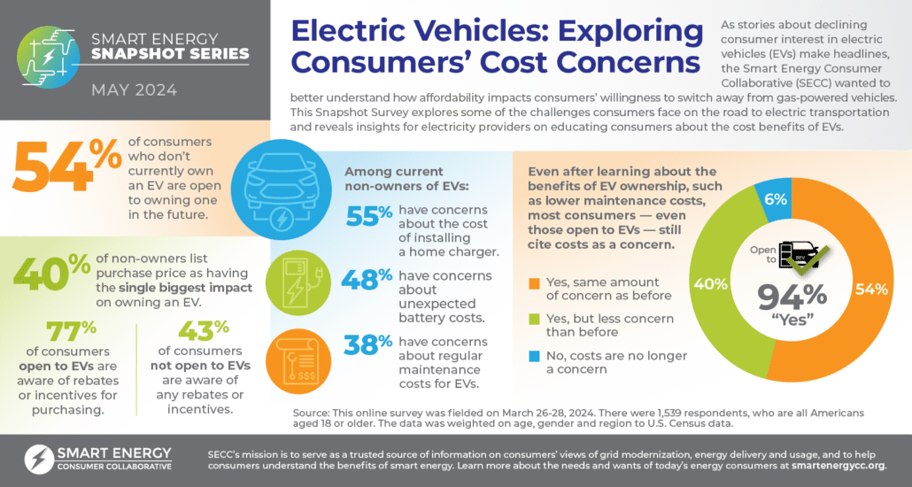 Electric Vehicles: Exploring Consumers' Cost Concerns Infographic ...