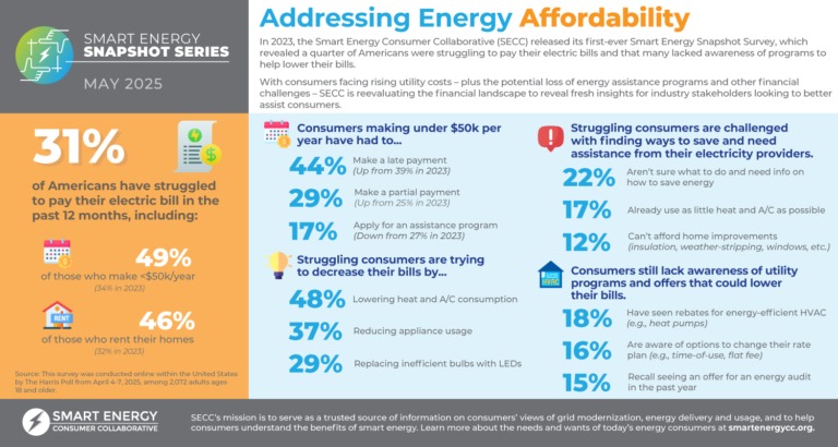 Addressing Energy Affordability Infographic | Smart Energy Consumer Collaborative